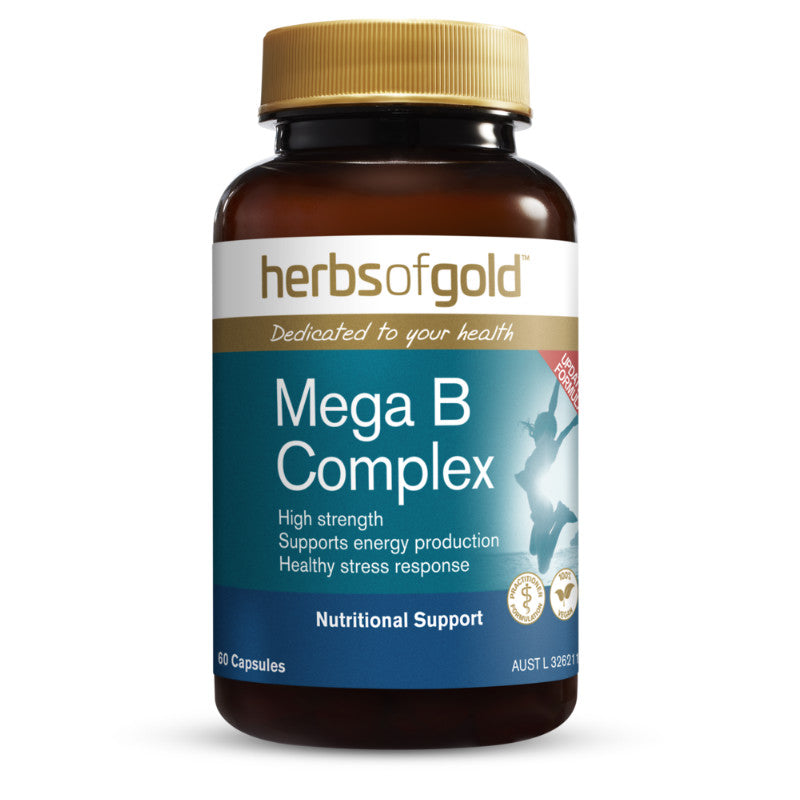 Herbs of Gold Mega B Complex 60 Capsules – Natural Oceania